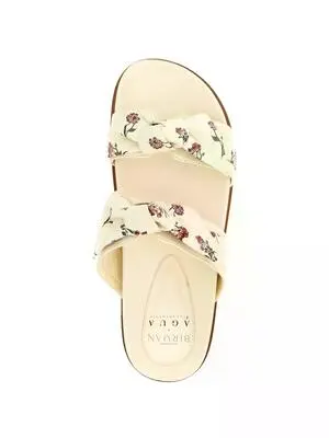 ALEXANDRE BIRMAN Clarita Slide Sandals - Neutrals