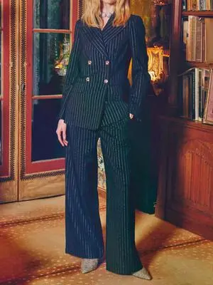 SIMONMILLER Anouk Pinstripe Blazer
