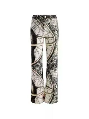 Alice + Olivia Printed Full-length Jeans