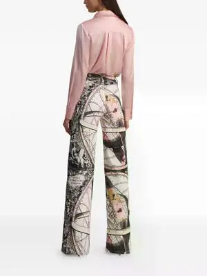 Alice + Olivia Printed Full-length Jeans