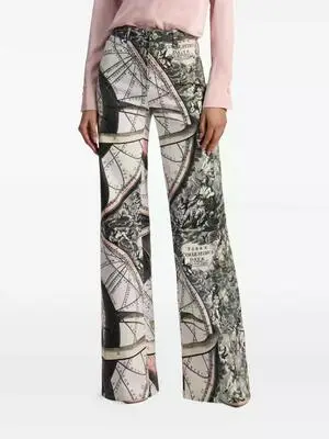 Alice + Olivia Printed Full-length Jeans