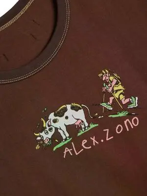 ALEX ZONO Ringer T-shirt