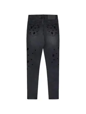 PURPLE BRAND Tuffetage Monogram Jeans