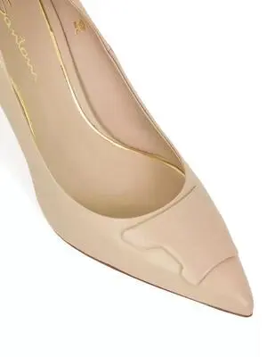 Santoni Sibille Heeled Pumps - Neutrals