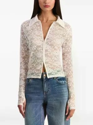 Alice + Olivia Kara Lace Shirt