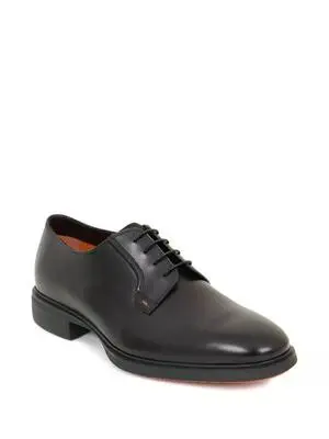 Santoni Block-heel Derby Shoes