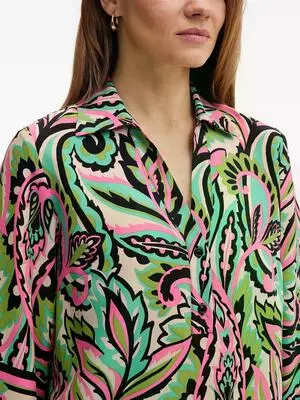 Joseph Ribkoff Patterned Three-quarter-sleeve Top