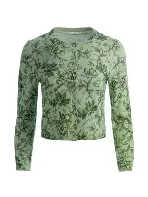 Alice + Olivia Carson Floral-print Cardigan