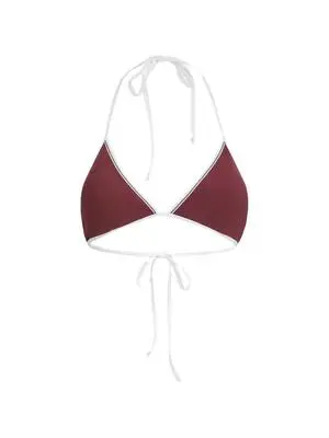 Brunello Cucinelli Monili Bikini Top - Red