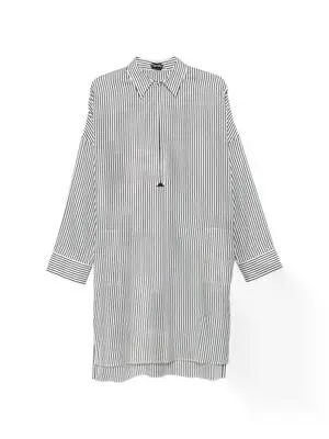 TOM FORD Striped Midi Shirt Dress