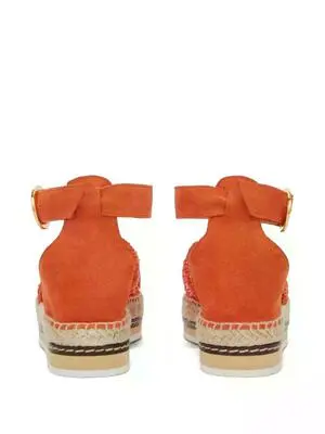 ODISSI Lily Almond-toe Espadrilles - Orange