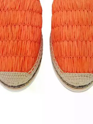 ODISSI Lily Almond-toe Espadrilles - Orange