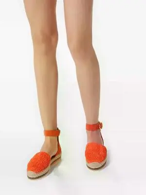 ODISSI Lily Almond-toe Espadrilles - Orange