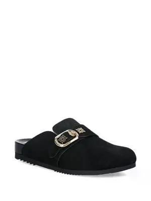 Guess Galavanta Buckle-strap Mules - Black