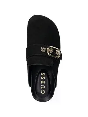 Guess Galavanta Buckle-strap Mules - Black