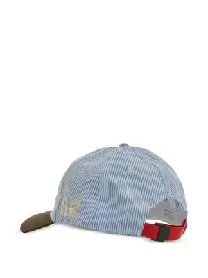 ALEX ZONO Striped Baseball Cap
