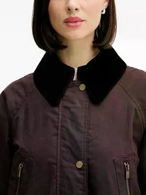 HOSS INTROPIA Damaris Corduroy-collar Trench