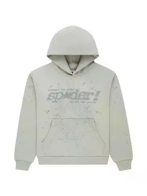 SP5DER Tonal Punk V2 Hoodie - Grey