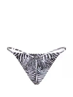 Blumarine Animal-print Bikini Bottom