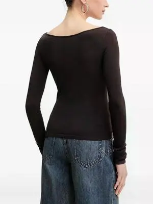 Miss Sixty Long-sleeve Boatneck Top