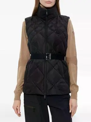 Moncler Logo-patch Gilet - Black