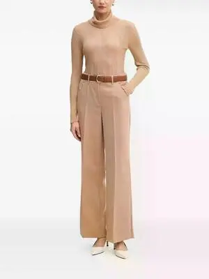 MARC AUREL Pleated Wide Leg Trousers