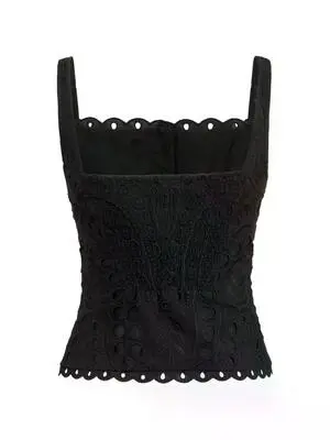 Charo Ruiz Ibiza Nereus Cutwork Top