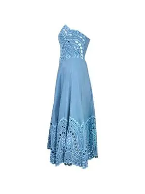 Charo Ruiz Ibiza Marlin Eyelet Midi Dress