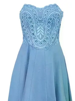 Charo Ruiz Ibiza Marlin Eyelet Midi Dress