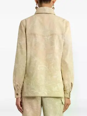 Etro Jacquard Floral Denim Jacket