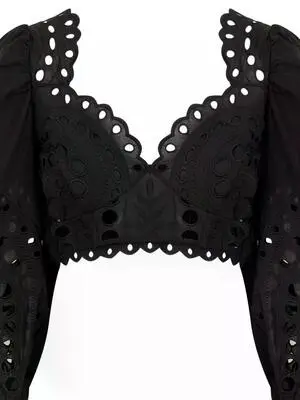 Charo Ruiz Ibiza Luna Embroidered Blouse