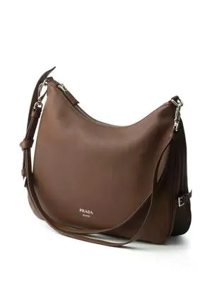 Prada Leather Shoulder Bag - Brown