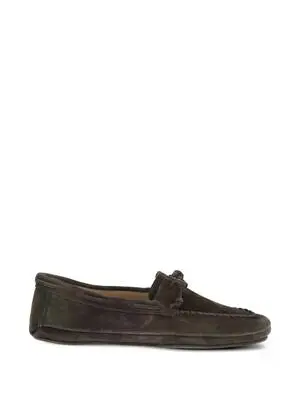 Le Monde Beryl Suede Driver Loafers