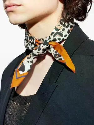 Dsquared2 Animal-print Scarf