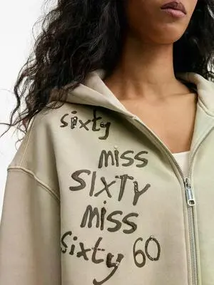 Miss Sixty Hooded Zip-up Top