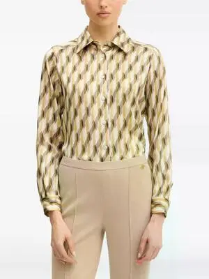 Luisa Spagnoli Belpasso Geometric Print Shirt