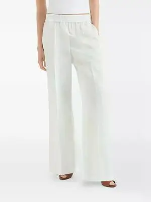 Brunello Cucinelli Cotton Palazzo Trousers