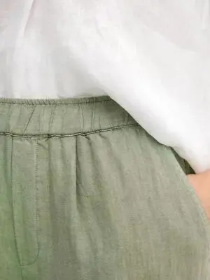 OUI Elasticated Wide Leg Trousers