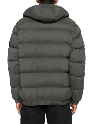 Stone Island Padded Down Jacket With Hood