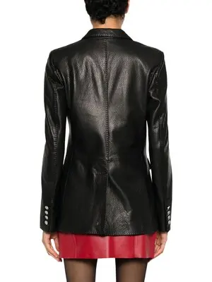 Tagliatore Leather Blazer