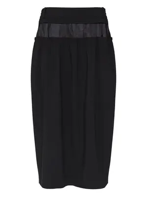 MAISON MARGIELA Four Stitches Midi Skirt - Black
