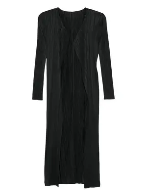 Issey Miyake Long Cardigan - Black