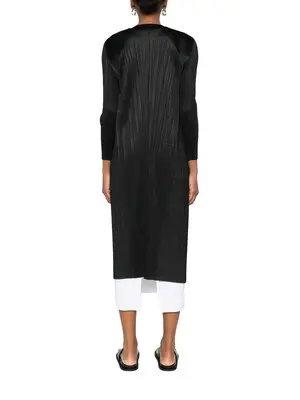 Issey Miyake Long Cardigan - Black