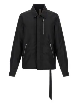 Rick Owens Jacket With Concealed Zipper