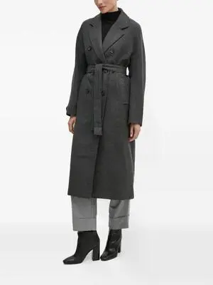 OUI Belted Double-breasted Coat
