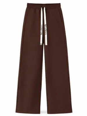 Max Mara Loose-fitting Cotton Jersey Pants