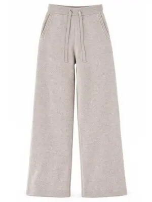 Max Mara Wool And Cashmere Wide-leg Pants