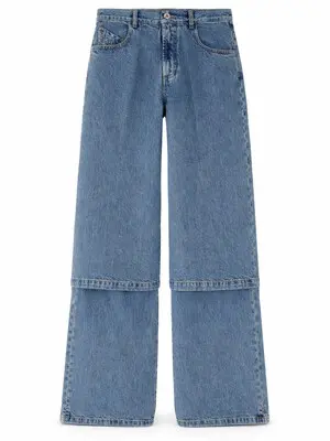 Attico Long Jeans - Denim