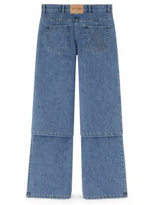 Attico Long Jeans - Denim
