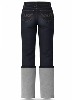 JEAN PAUL GAULTIER Pants With Cuts - Denim